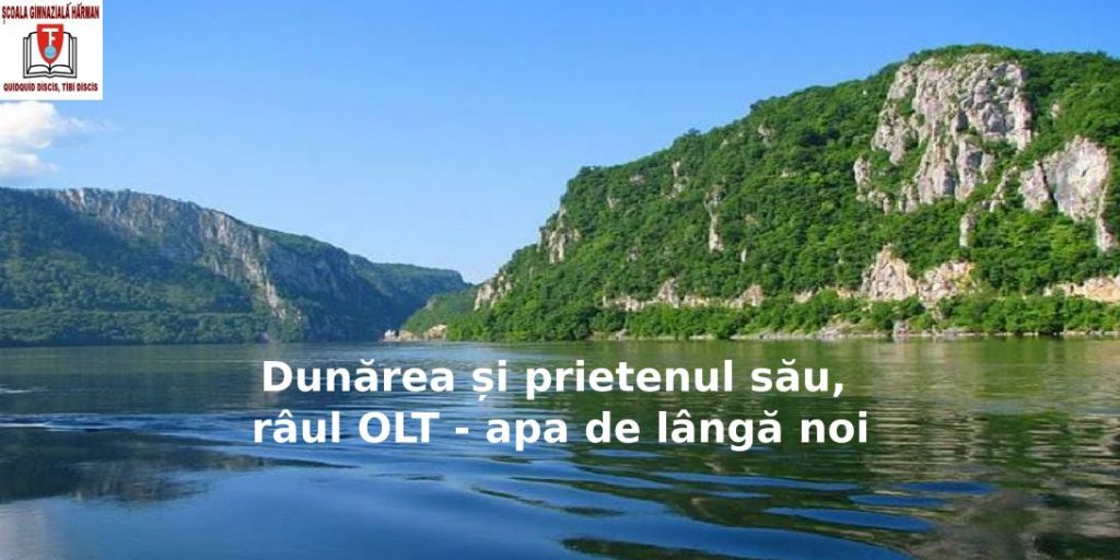 Dunărea și prietenul său, râul OLT – apa de lângă noi - Școala ...